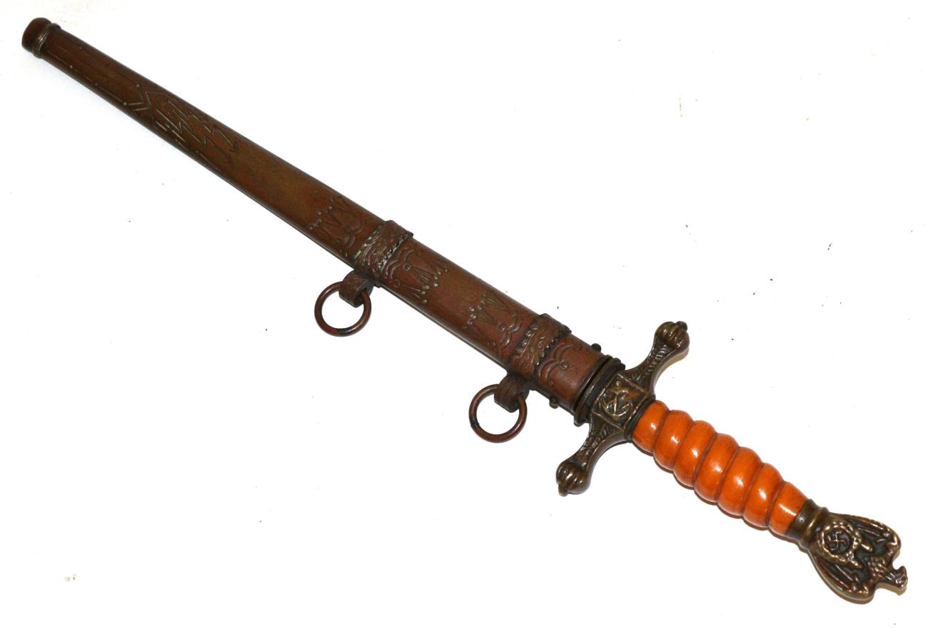 Lot 226 - A German Third Reich Naval Dirk, the double