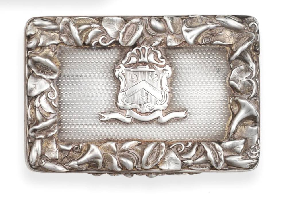Lot 2460 - A William IV Silver Table Snuff Box,