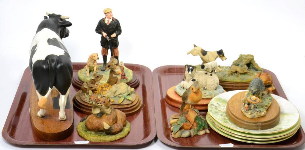 Lot 90 - Border Fine Arts including 'Foxes', unknown