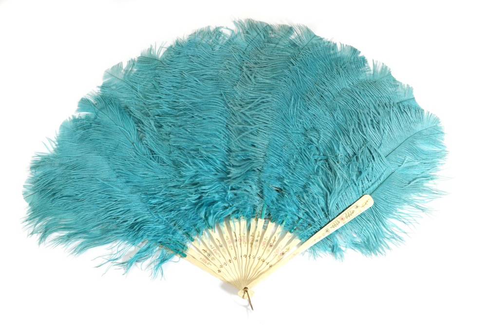 Lot 126 - A 1920s Bone Fan, with lightly carved and