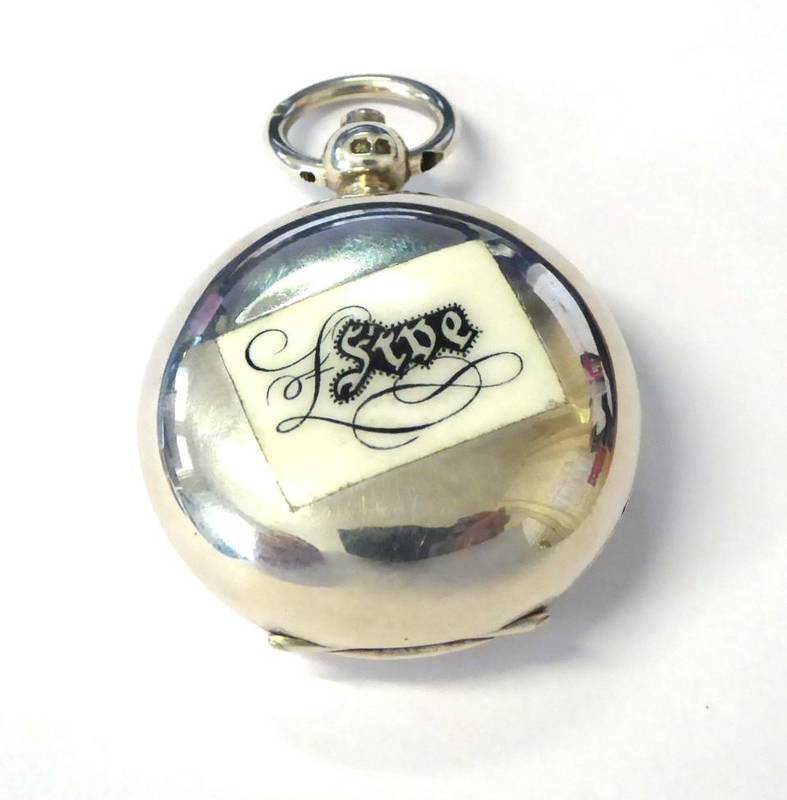 Lot 193 - A Victorian silver enamelled sovereign case,