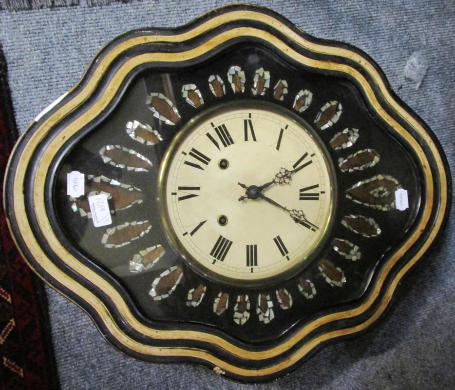 Lot 1289 - ~ A 19th century French vineyard clock,