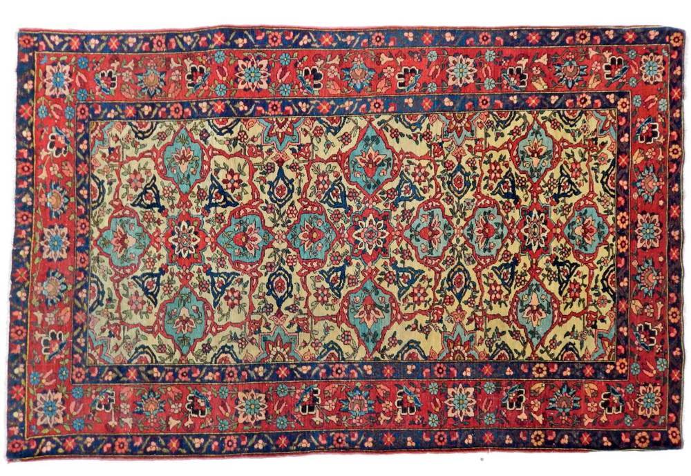 Lot 1243 - Unusual Pair of Bakhtiari Rugs Central Iran,