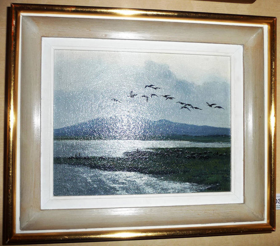 Lot 1039 - Sir Peter Markham Scott (1909-1989) "High