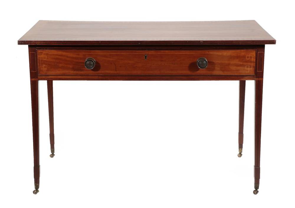 Lot 691 - A Late George III Mahogany and Crossbanded