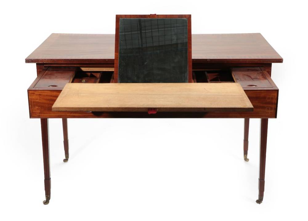 Lot 691 - A Late George III Mahogany and Crossbanded