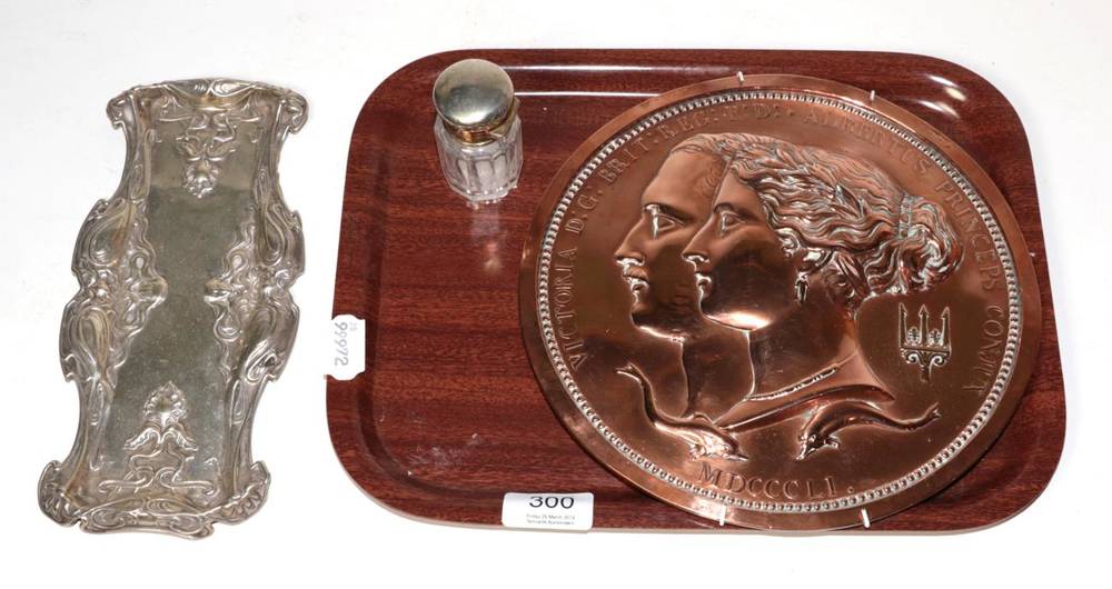 Lot 300 - A copper electrotype depicting Victorian and