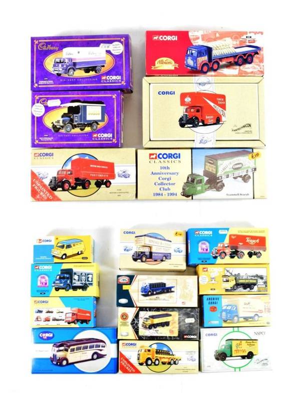 Lot 356 - Corgi Commercials a collection of 20