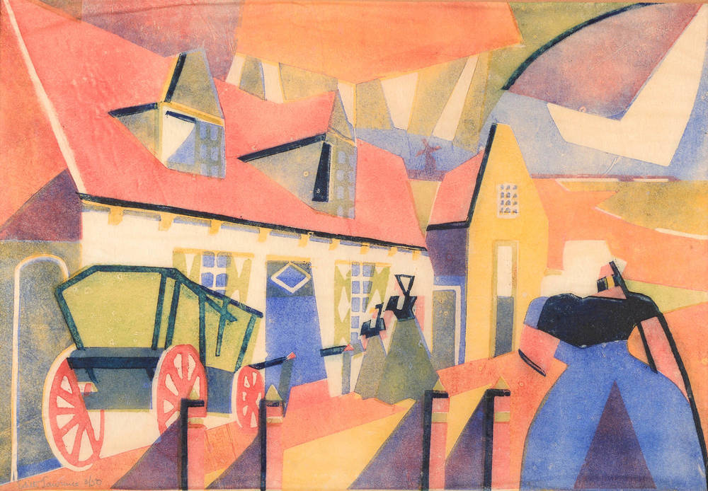 Lot 31 - Edith Lawrence (1890-1973) ''Holland''