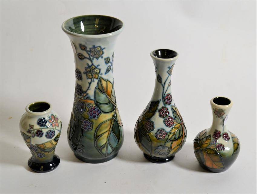Lot 272 - Modern Moorcroft pottery: a group of four