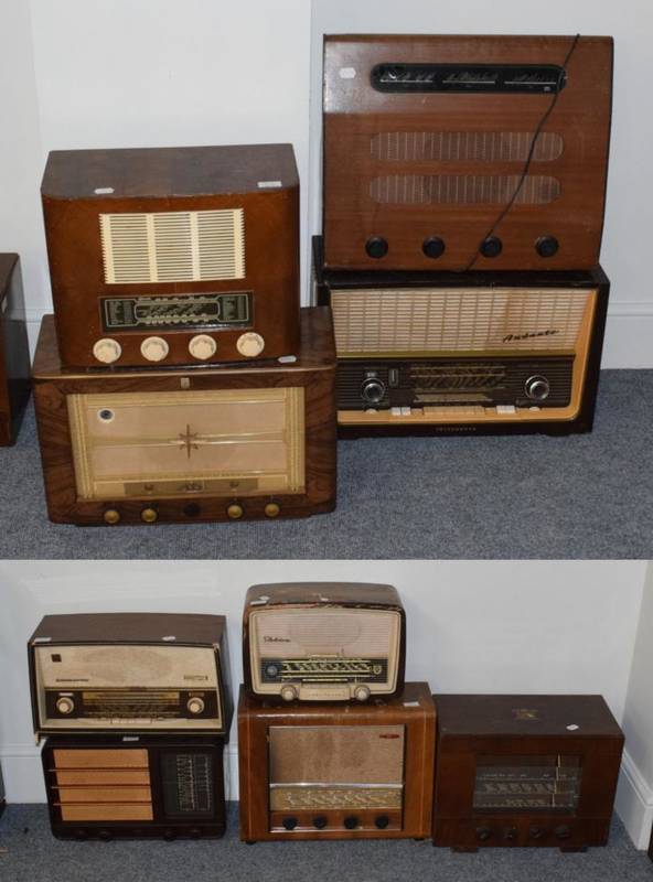 Lot 3117 - Mullard Three-Band Receiver in brown case;
