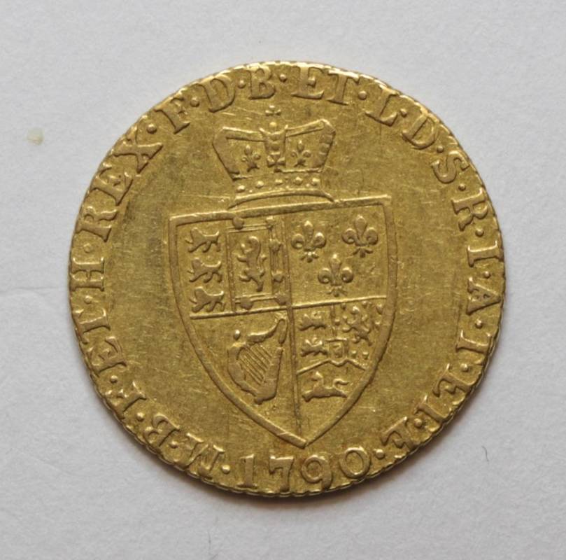Lot 18 - George III (1760-1820), Half Guinea, 1790,