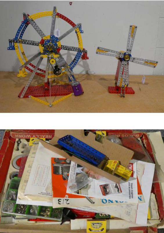 Lot 1068 - Erector Motorized Ferris Wheel Constructed