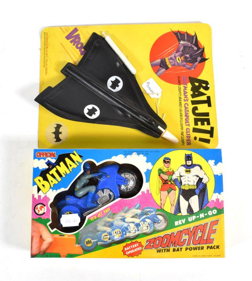 Lot 2378 - Batjet - Batman's Catapult Glider on card