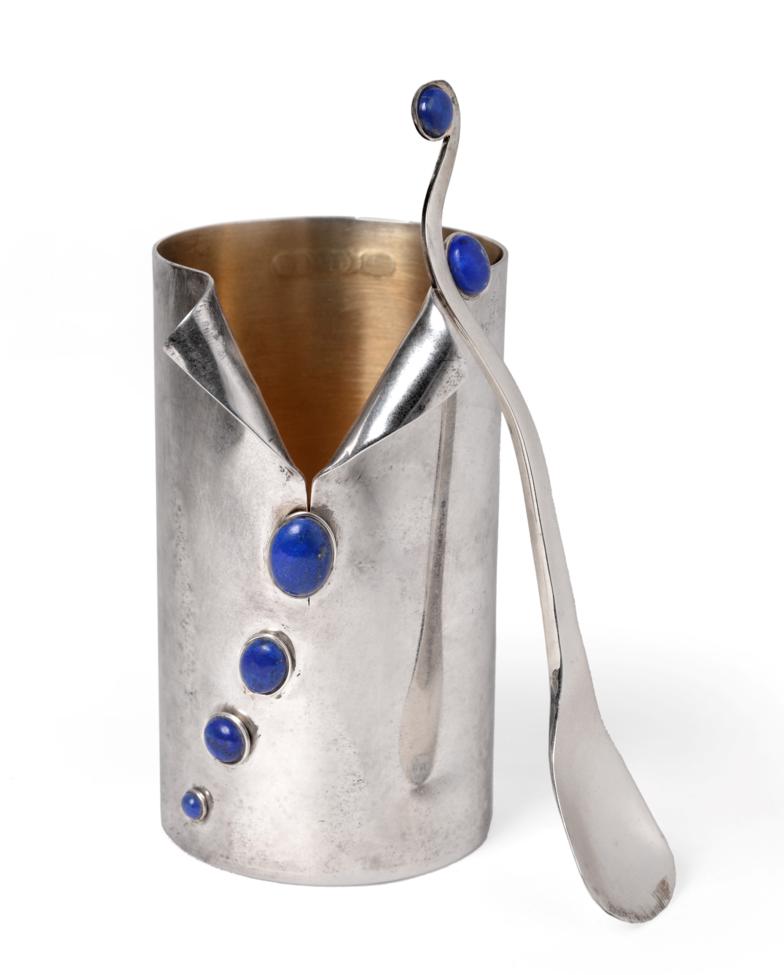 Lot 2278 - An Elizabeth II Silver Bowl and Spoon, by