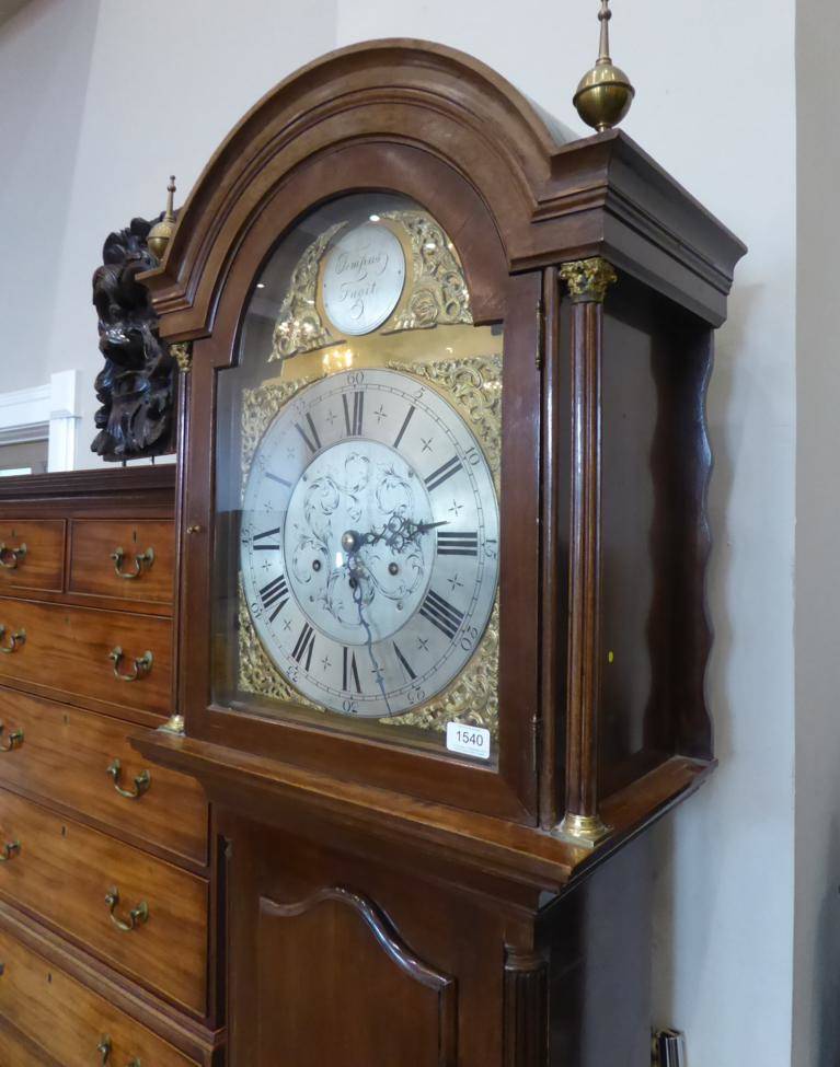 Lot 1540 - A George III style Chiming Longcase Clock,