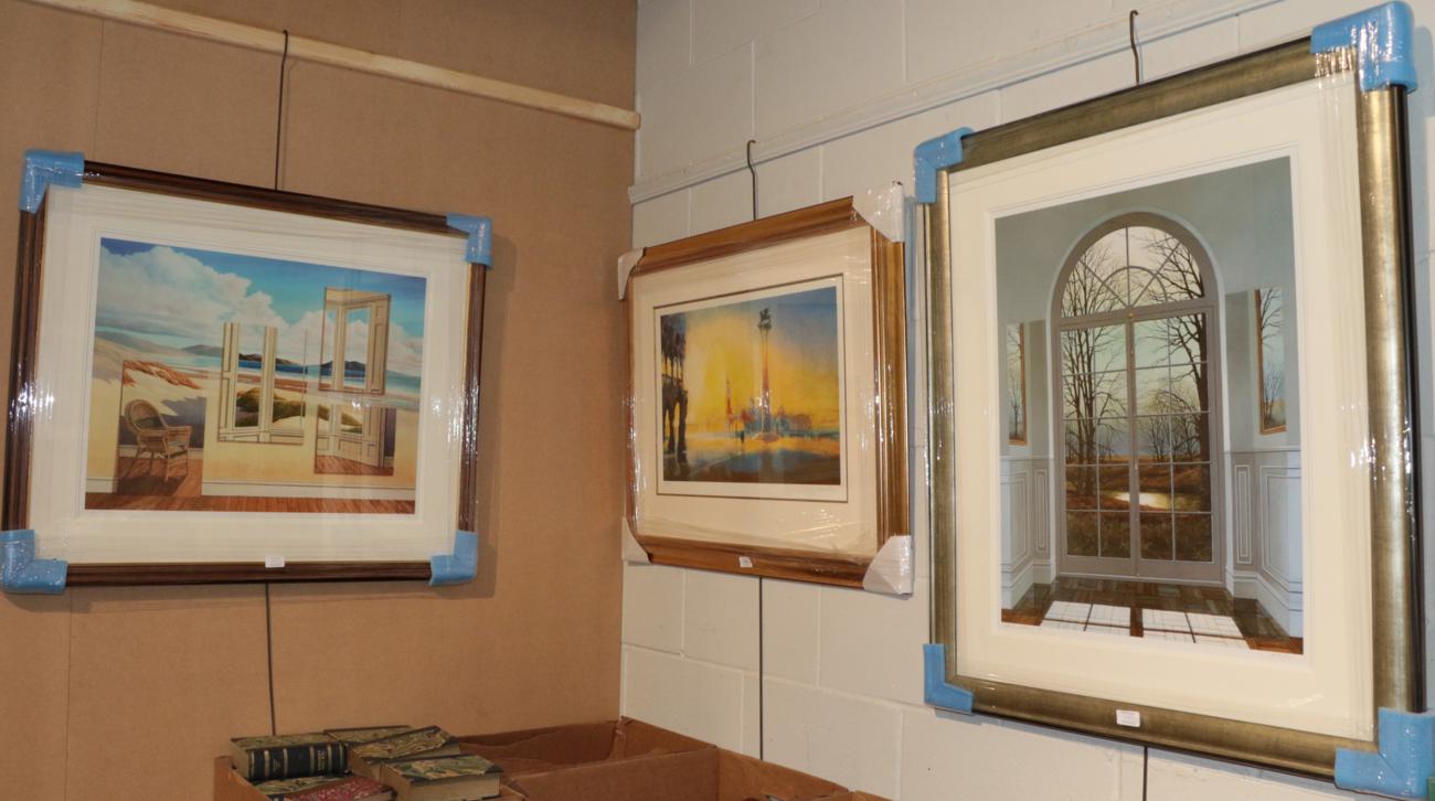 Lot 1065 - Cecil Rice (b.1961) Venice at Dawn, signed,