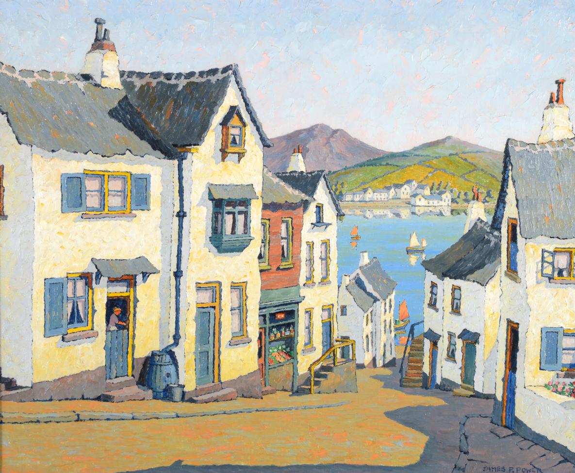 Lot 217 - James P Power (fl.1940s) ''Looe Village,