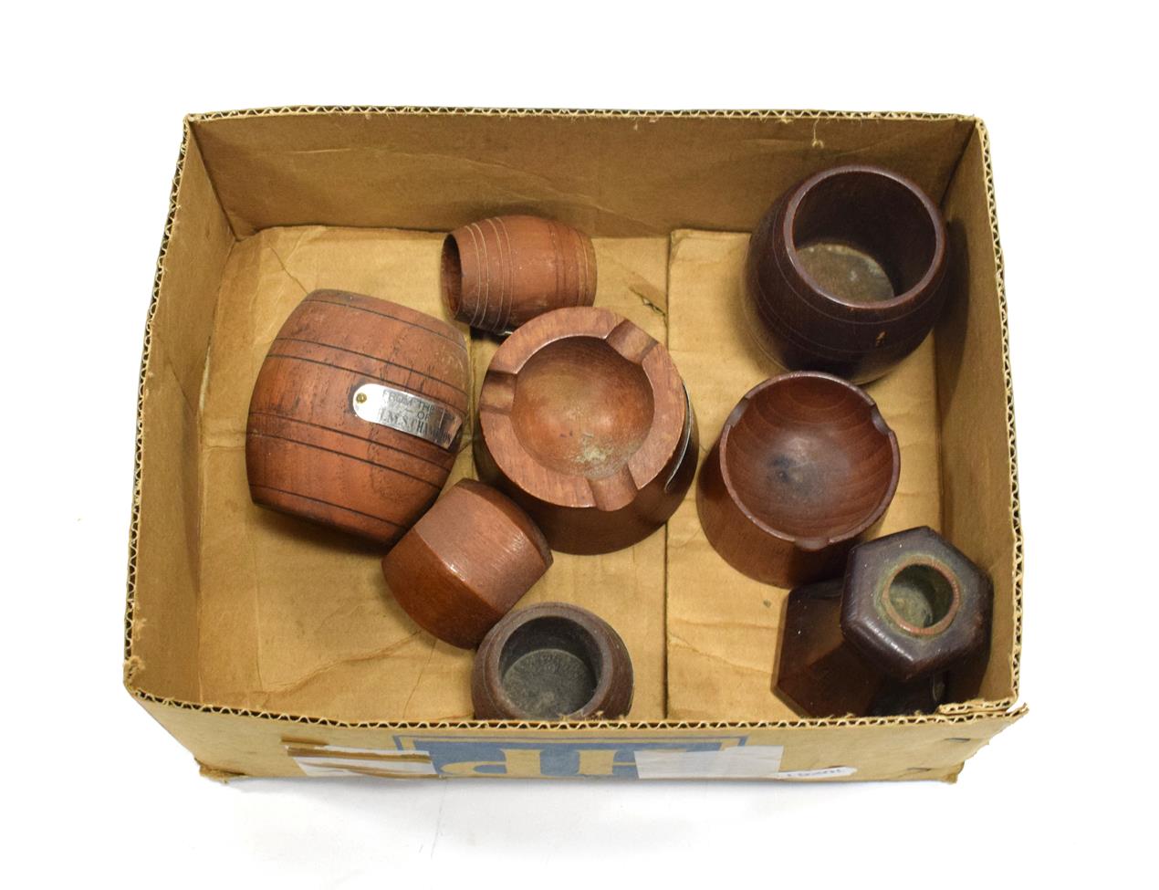 Lot 3203 - Teak Naval Commemorative Items HMS Ganges