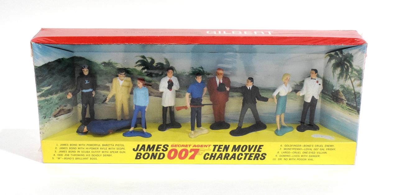 Lot 3507 - Gilbert James Bond Ten Movie Characters Set