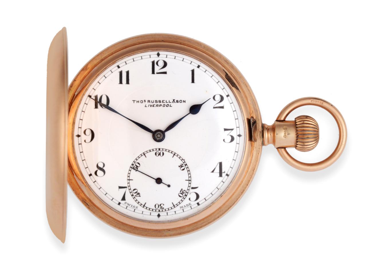 Lot 2240 - A 9ct Gold Full Hunter Pocket Watch, signed