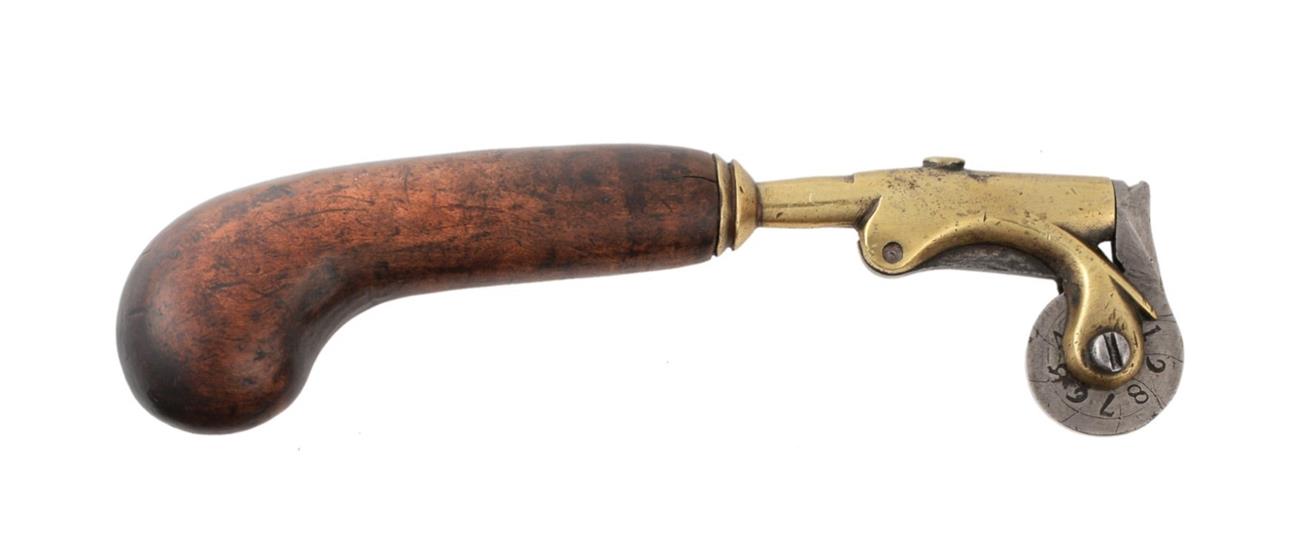 Lot 266 - An 18th Century Eprouvette, with brass