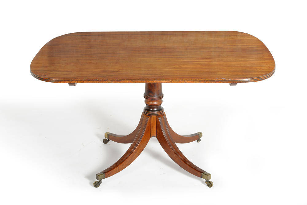 Lot 1203 - A George III Mahogany Breakfast Table,