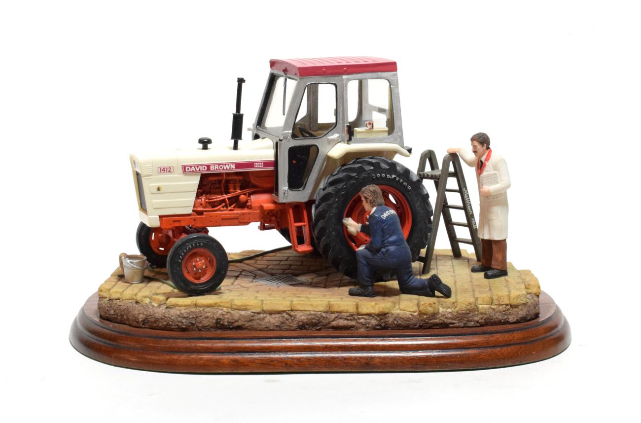 Lot 130 - Border Fine Arts Studio Tractor 'Getting