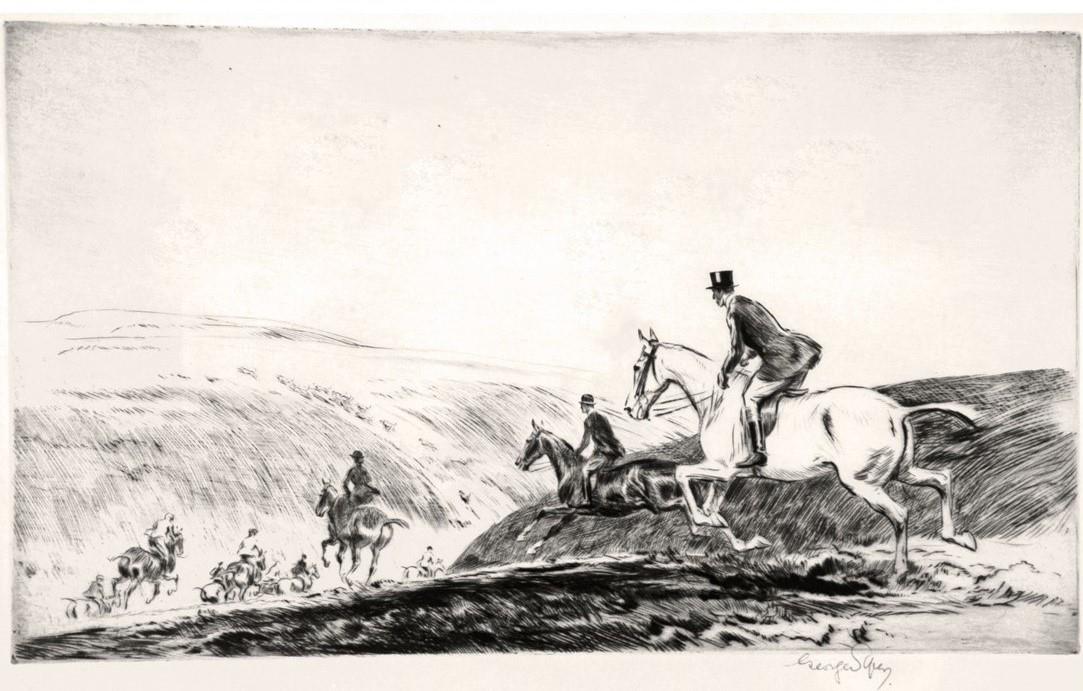 Lot 2029 - George Soper RE (1870-1942) ''Full Cry''