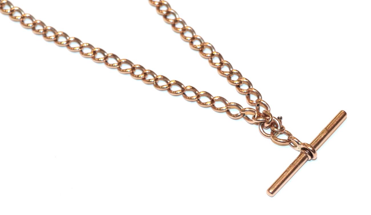 Lot 278 - A chain stamped '9' '.375' with attached
