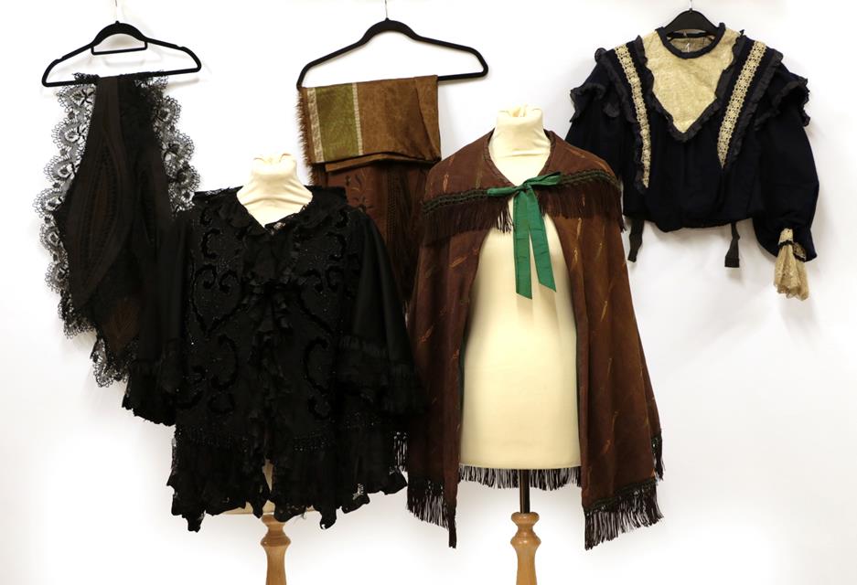 Lot 2125 - Six Late 19th Century Costume Accessories,