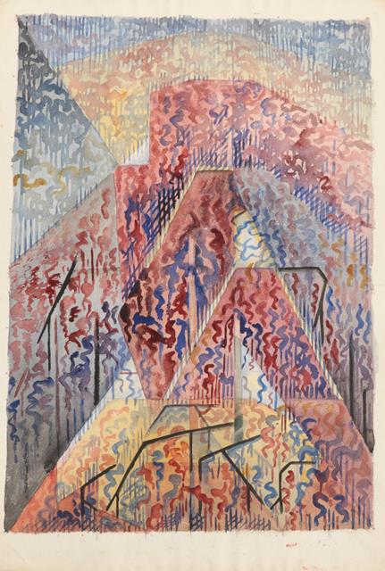 Lot 64 - Edith Lawrence (1890-1973) Landscape with