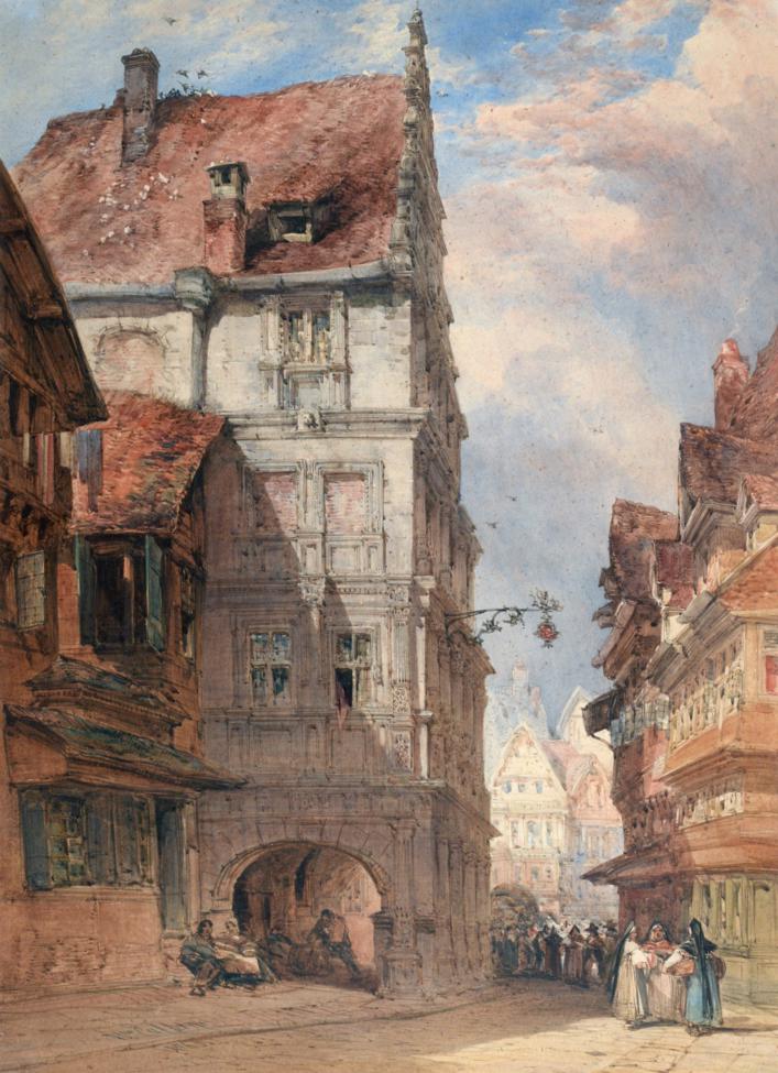 Lot 109 - William Callow (1812-1908) ''The Market