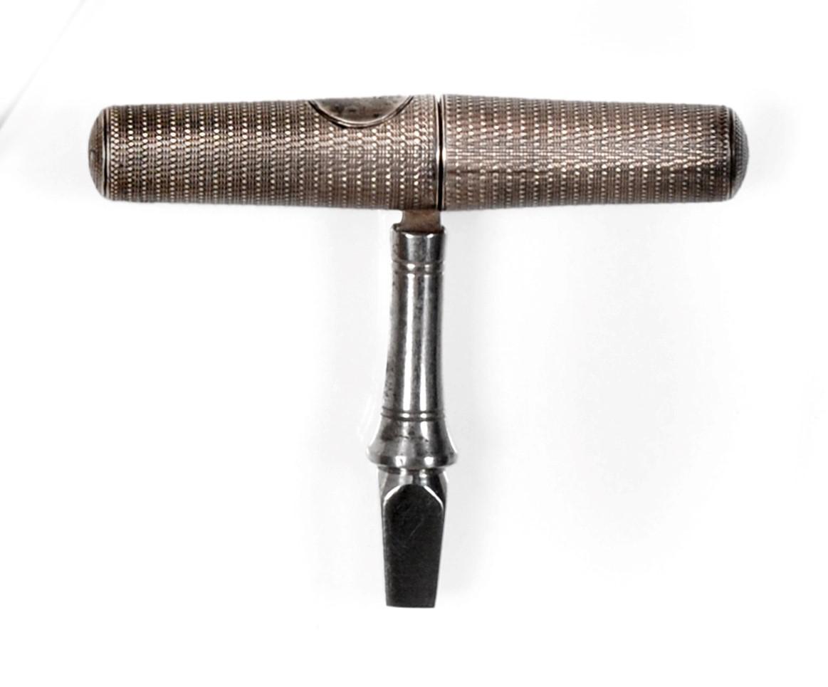 Lot 1232 - A Victorian Silver Carriage-Key, by Thomas