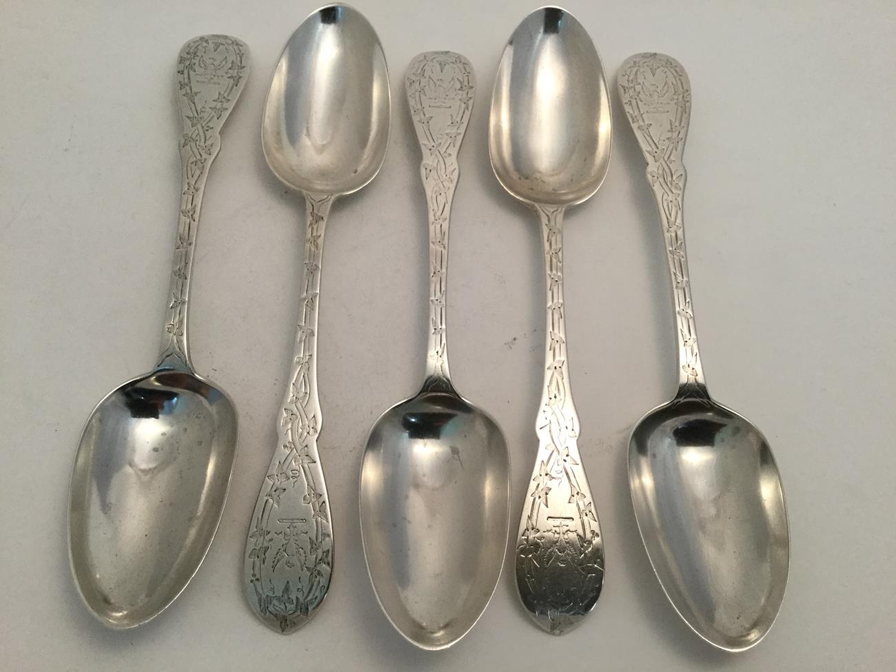 Lot 2433 - A Victorian Silver Table-Service, by George