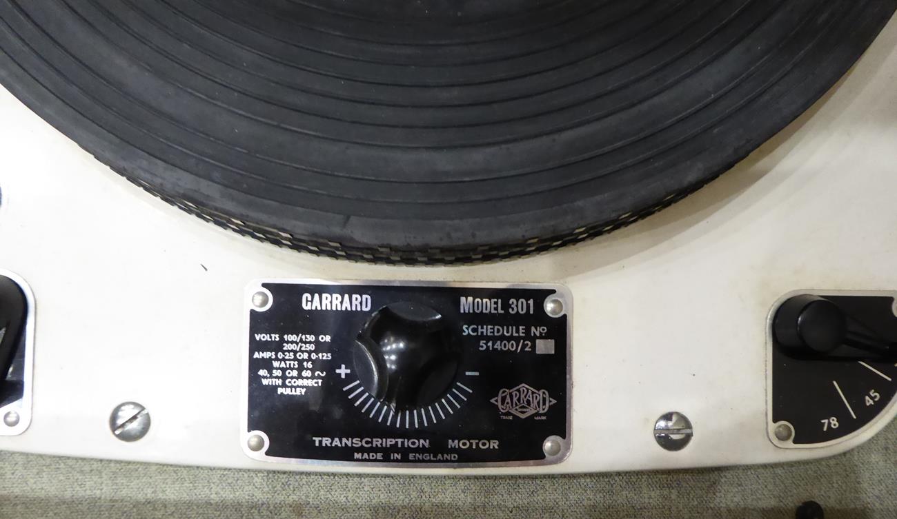 Lot 2085 - Garrard Model 301 Turntable serial number