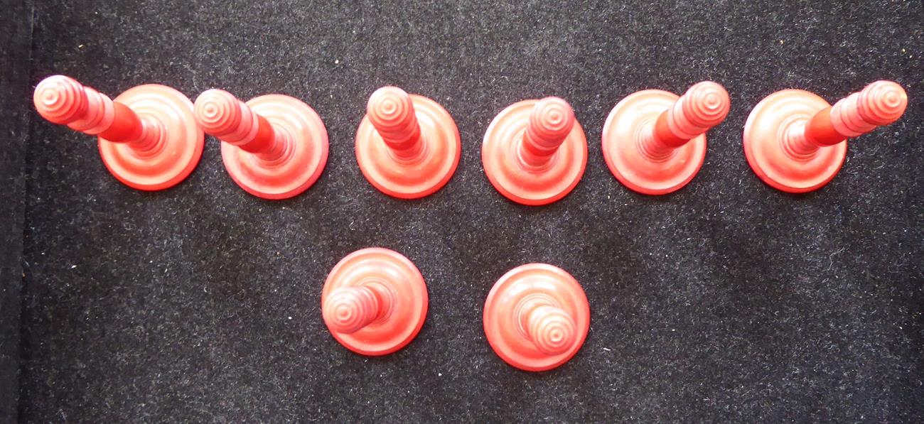 Lot 320 - A Calvert Ivory Chess Set, mid 19th century,