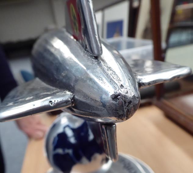 Lot 71 - A Good Aluminium D-LZ129 Hindenburg Zeppelin