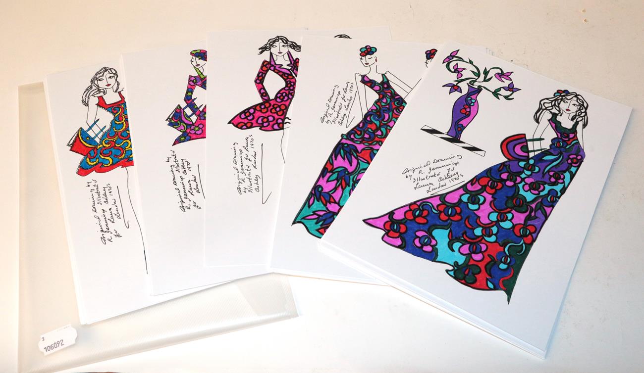 Lot 831 - Thirty original drawings by R. Jennings,