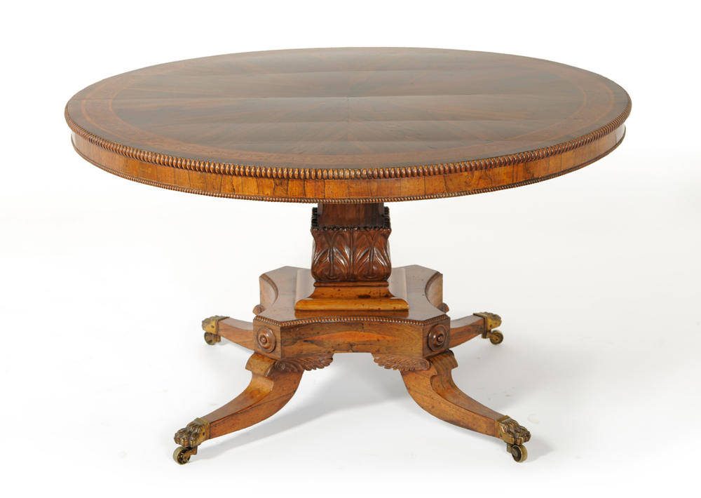 Lot 1240 - A Fine Scottish Regency Pedestal Table,