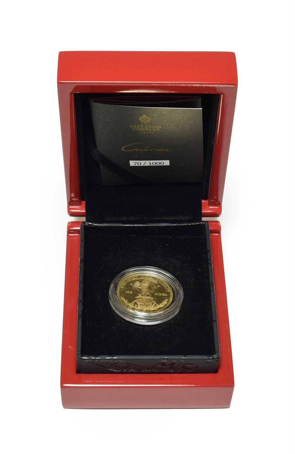 Lot 4294 - St Helena, Gold Proof £1.05 (Guinea) 2013,