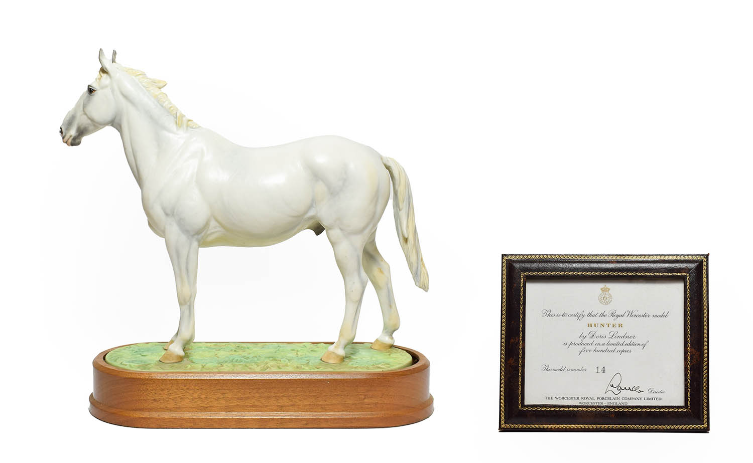 Lot 213 - Royal Worcester 'Hunter', model No. RW4096
