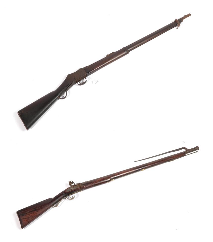 Lot 384 - A 19th Century Indian Flintlock Musket, the