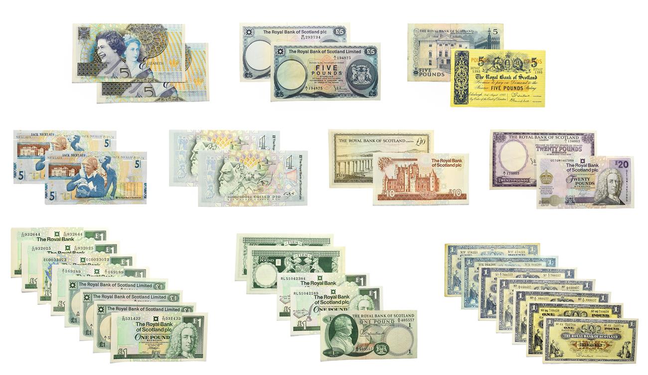 Lot 4309 - Scotland, A Collection of 34 x Royal Bank