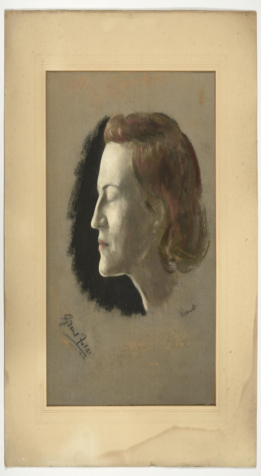 Lot 54 - Jacob Kramer (1892-1962) ''Gracie Fields'',