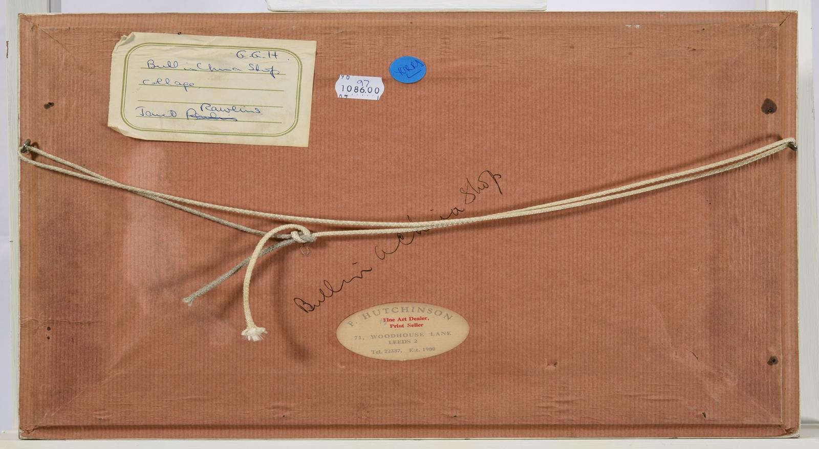 Lot 69 - Janet Rawlins (b.1931) ''Bull in a China Shop'