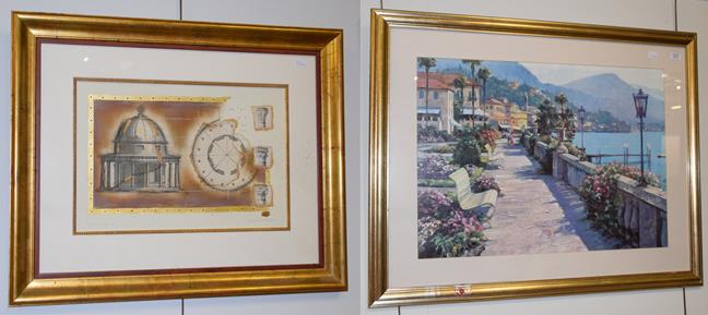 Lot 1217 - Kevin Blackham (20th century) Le Pavilion I,