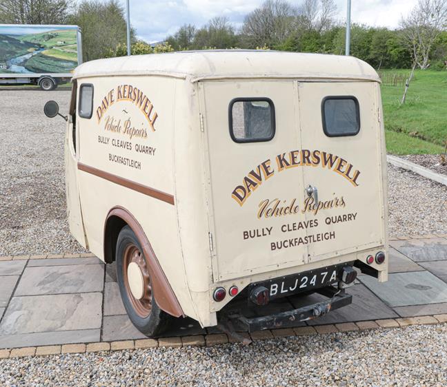 Lot 281 - ~ 1950 Reliant Tricycle Van Registration