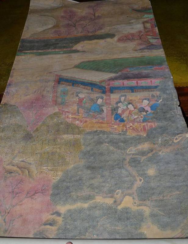 Lot 274 - A Chinese Scroll Painting, Qing Dynasty,