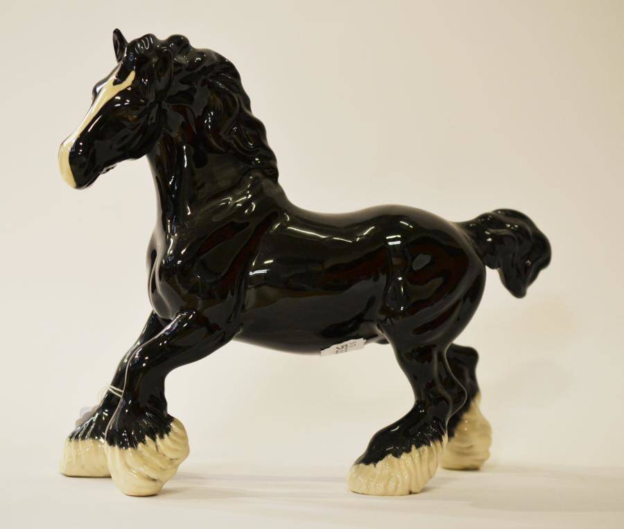 Lot 1179 - Beswick Cantering Shire, model No.